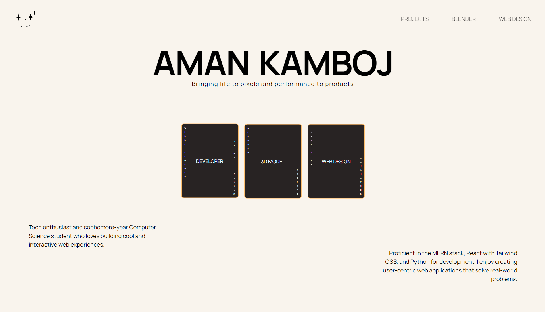 Aman's Portfolio